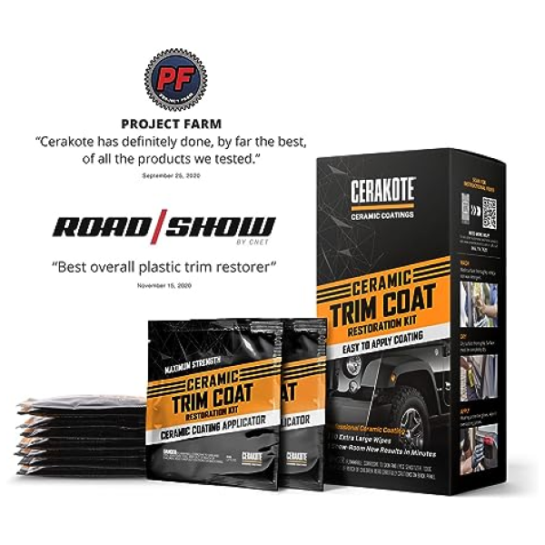 CERAKOTE® Ceramic Trim Coat Kit – Quick Plastic Trim Restorer ...